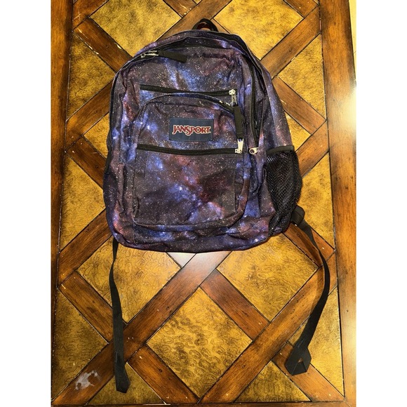 Jansport | Bags | Jansport Big Student School Backpack Galaxy Print 34l ...